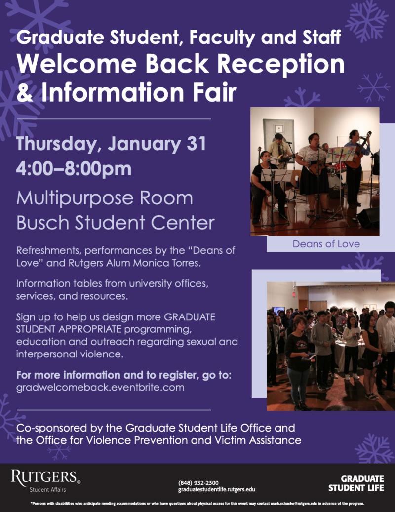 Graduate and Professional Student Welcome Reception | Graduate Student Life - Division of ...