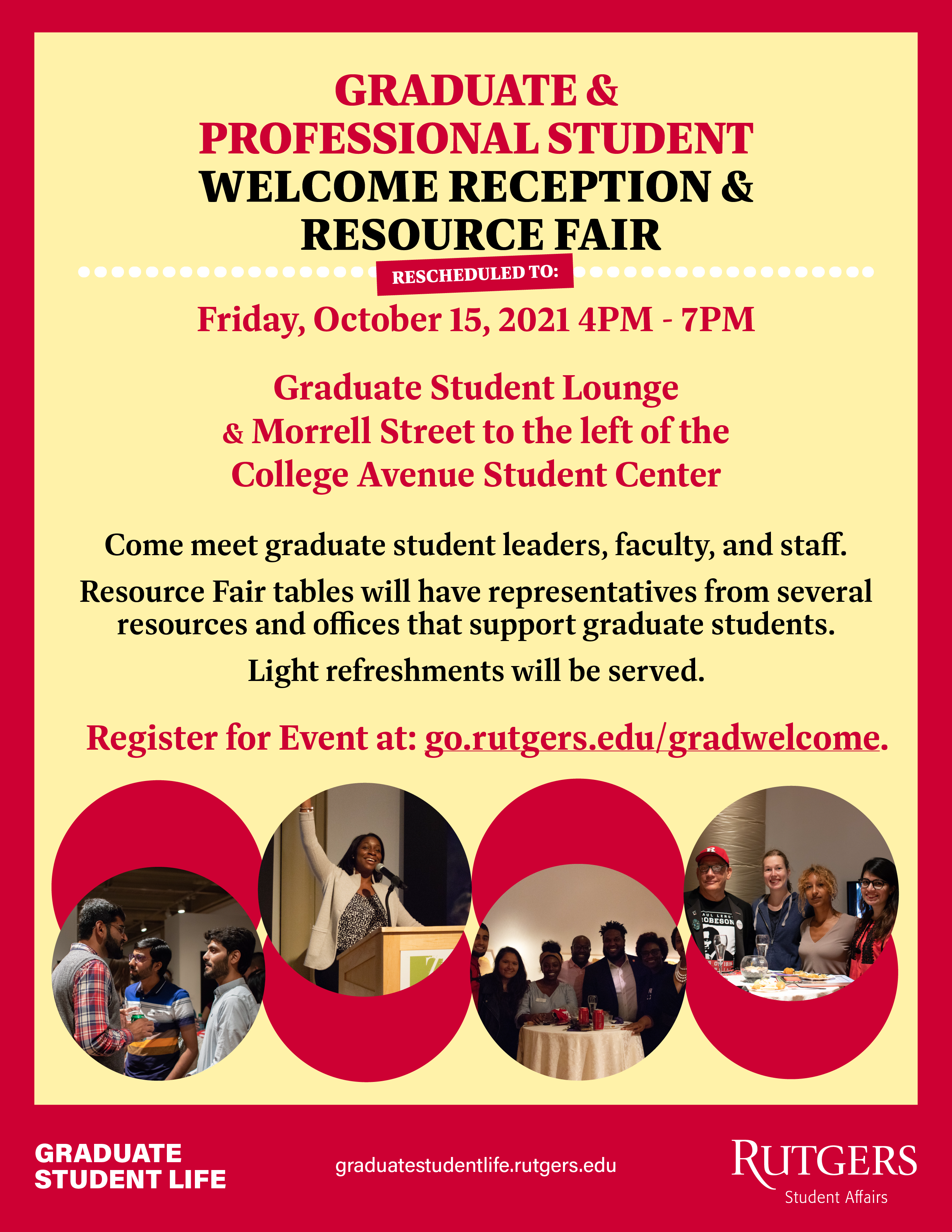 Graduate and Professional Student Welcome Reception | Graduate Student Life - Division of ...